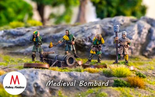 Medieval Bombard | Medbury Miniatures