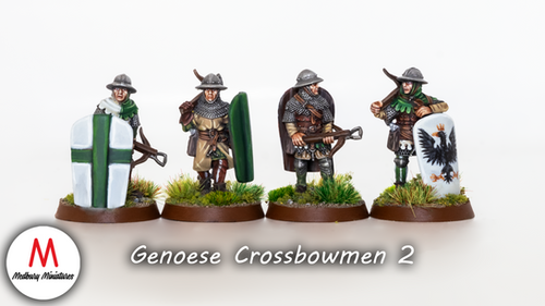Genoese Crossbowmen 2 | Medbury Miniatures