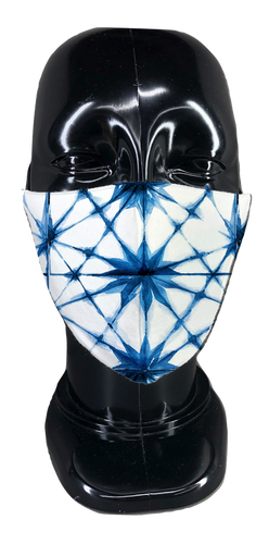 Hana Shibori Reversible Fitted Mask | The Oru Mask Company