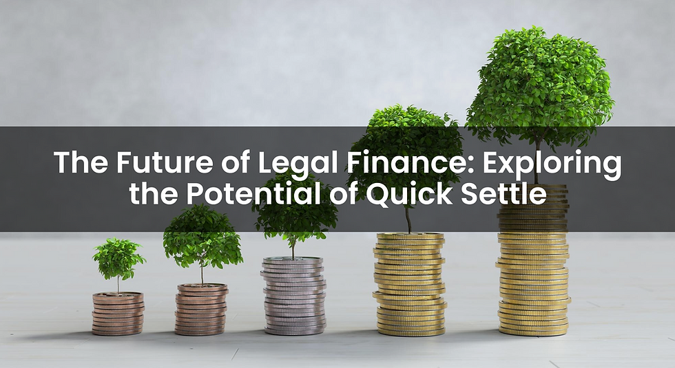 The Future of Legal Finance: Unveiling Quick Settle by LegalPay
