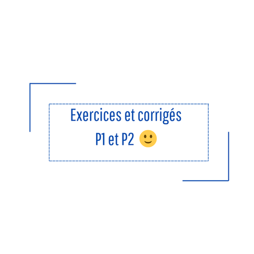 Exercices BTS CG - P1 et P2 | Comprendre la compta