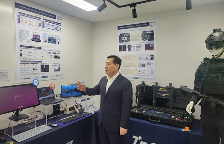심상국 ㈜티엔젠 대표, “유무인 복합체계의 데이터 보호를 위해 데이터 전송부터 저장까지 종단간 암호화가 필요하다” | Tngen
