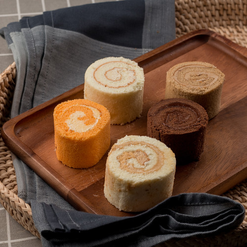 Assorted Swiss Roll 5 in 1 Pack 320g (Frozen) - FAB | SL Shop