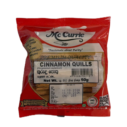 Cinnamon Quills McCurrie - 50g | SL Shop