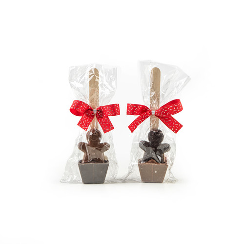 Gingerbread Man Shaped Stirrers (Mixed Case) - #2335 | Tri-Connect Inc.