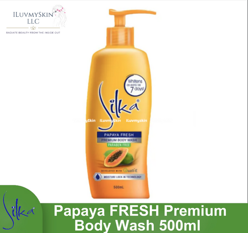 Silka Papaya FRESH Premium Body Wash 500ml | ILuvmySkin