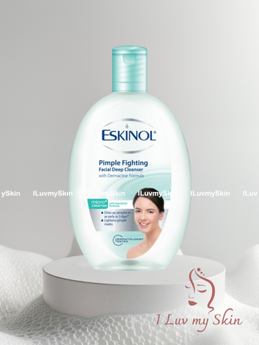 Eskinol PIMPLE FIGHTING Facial Deep Cleanser 225ml | ILuvmySkin