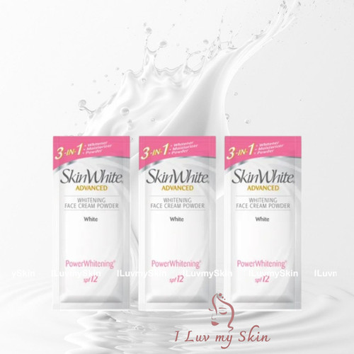SkinWhite Advanced Power Whitening Face Cream Powder WHITE 7g (3 Sachet ...