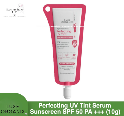 Luxe Organix Perfecting UV Tint Serum Sunscreen SPF50 PA+++(10g ...