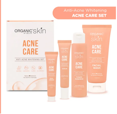 Organic Skin Japan Anti-Acne Whitening Acne Care Set | ILuvmySkin