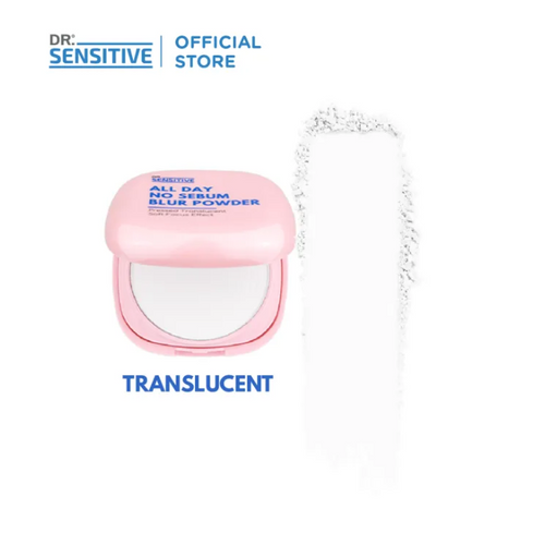Dr. Sensitive All Day No Sebum Blur Powder 10g PRESSED TRANSLUCENT ...