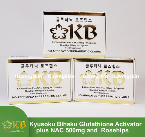 KB Kyusoku Bihaku Glutathione Skin Whitening Pills (30 caps ...