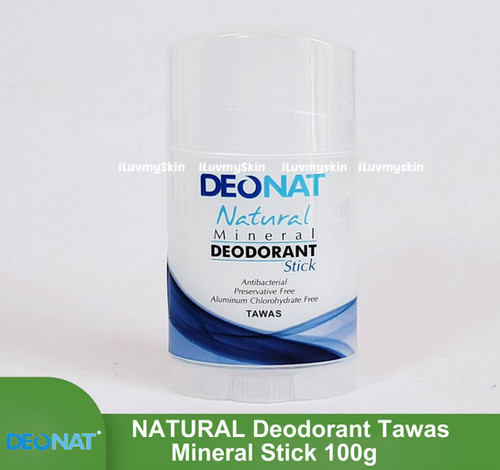 Deonat Natural Mineral Deodorant Stick Tawas 100g | ILuvmySkin