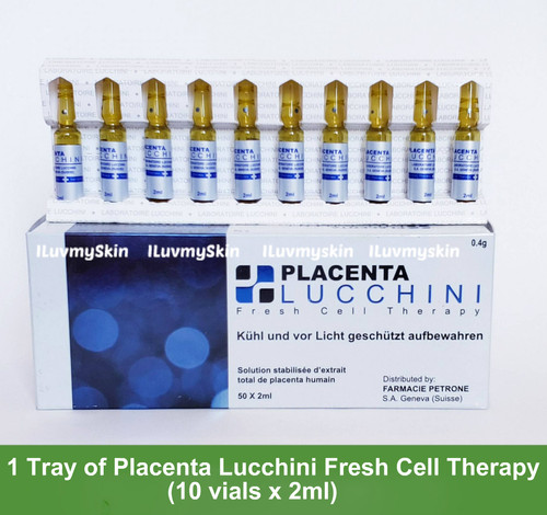 1 Tray Placenta Lucchini Fresh Cell Therapy (10 vials x 2ml ...