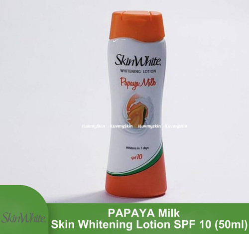 SkinWhite Naturals Papaya Milk Whitening Lotion with SPF10 (50ml ...