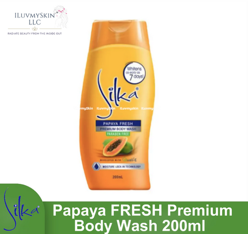 Silka Papaya FRESH Premium Body Wash 200ml | ILuvmySkin