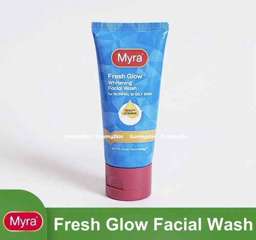 Myra Fresh Glow Whitening Facial Wash 50ml | ILuvmySkin