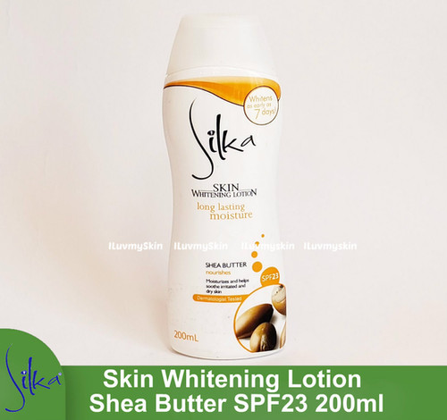 Silka Shea Butter Whitening Lotion SPF 23 200ml | ILuvmySkin