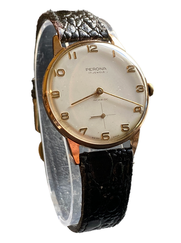1960’s Perona Jumbo Gents Dress Watch | vintagewatchroom