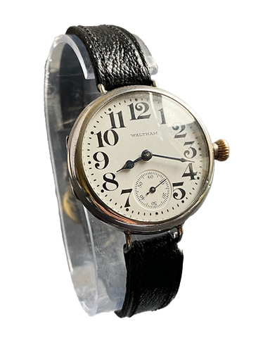Waltham Trench Watch Hallmarked Birmingham 1914 | vintagewatchroom