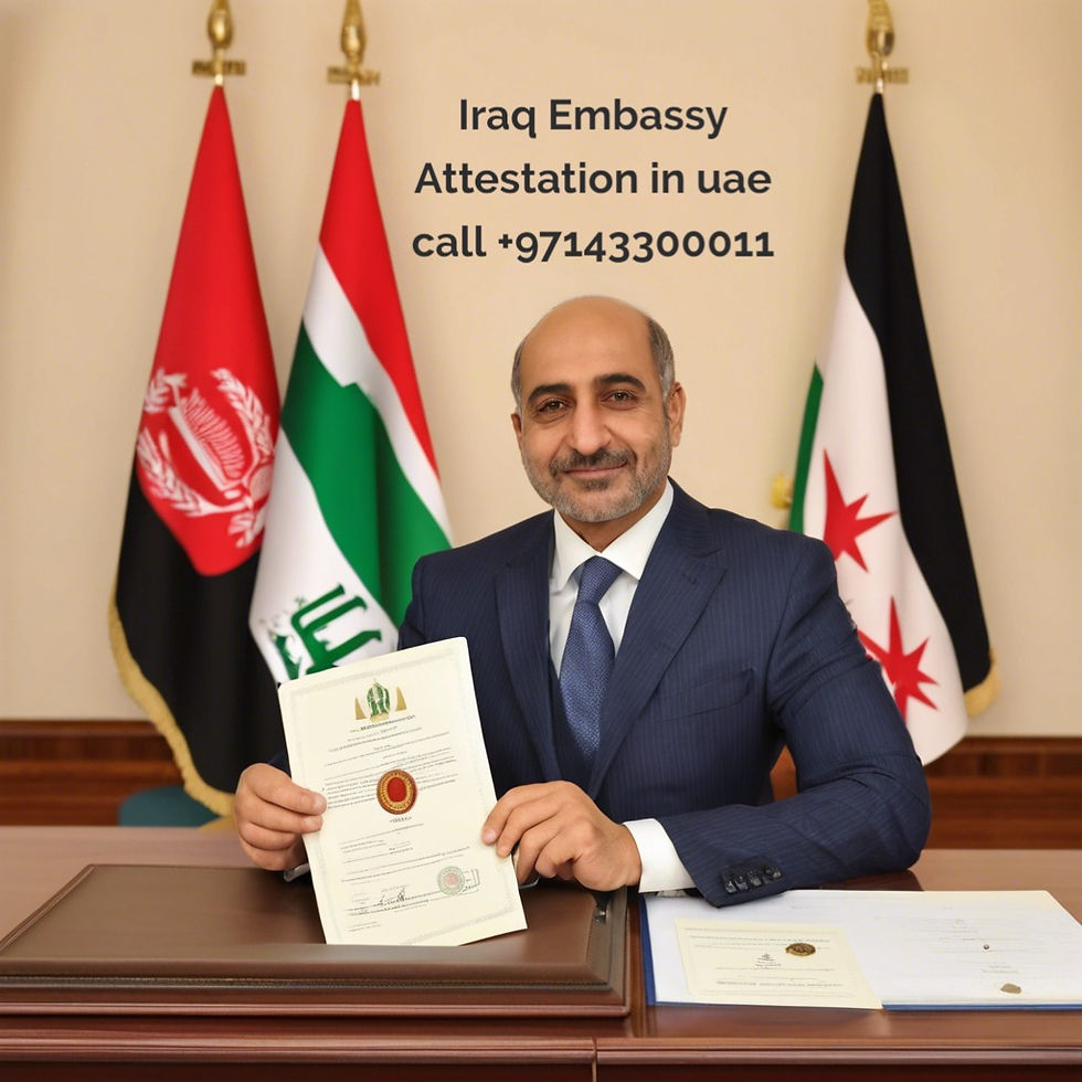 Guide to Commercial Documents Iraq Embassy Attestation UAE