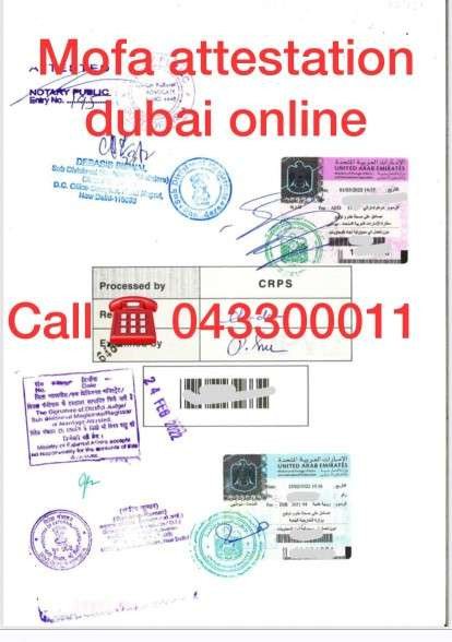 MOFA Attestation Dubai Online | Embassy And Mofa UAE