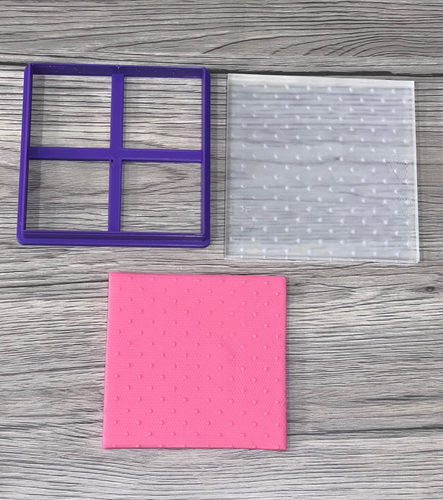 Tulle Pattern Cutter+Debosser Stamp | KKC