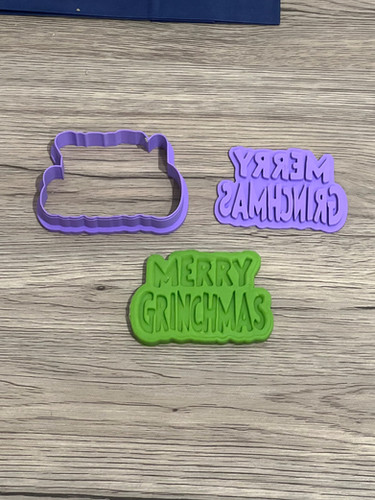 Merry Grinchmas Block Cutter + Stamp | KKC