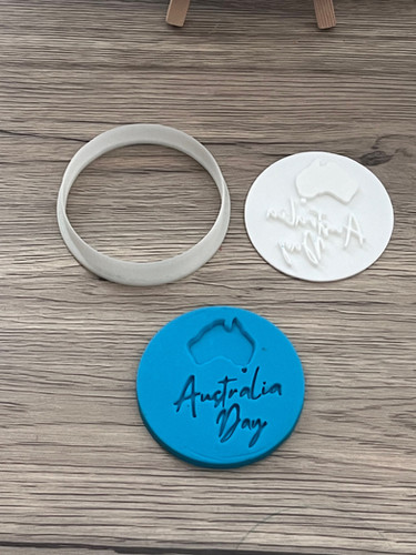Happy Australia Day Cutter+Stamp | KKC