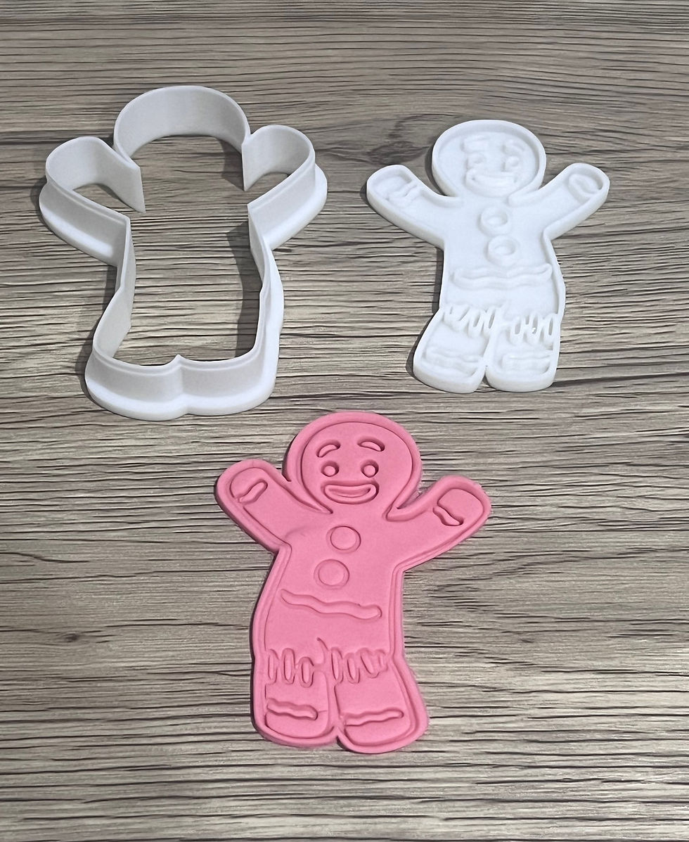 Gingerbread Man Cutter+Stamp | KKC