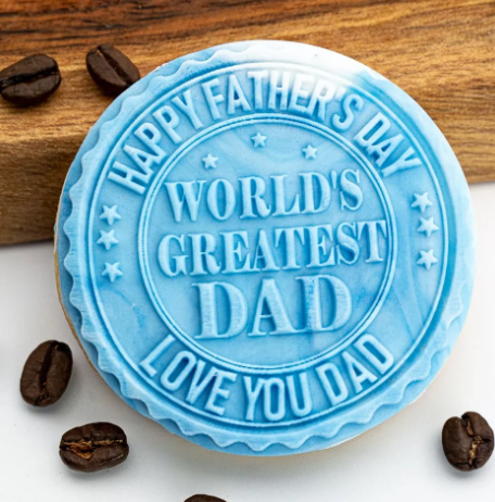 Happy Father's Day (Rubber Stamp) Debosser Stamp | KKC