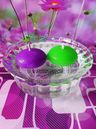The Sensational Floating Candles Pack of 10 Peppermint fragrant | The ...