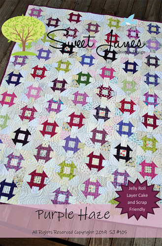Sweet Jane's PURPLE HAZE Jelly Roll Pattern | Pastry Shop Quilts