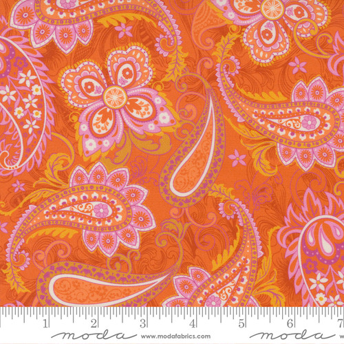 Paisley Rose 11881 18 Orange Moda Crystal Manning | Mysite