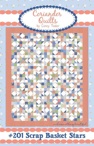 Coriander SCRAP BASKET STARS FAT 8th Pattern | Mysite