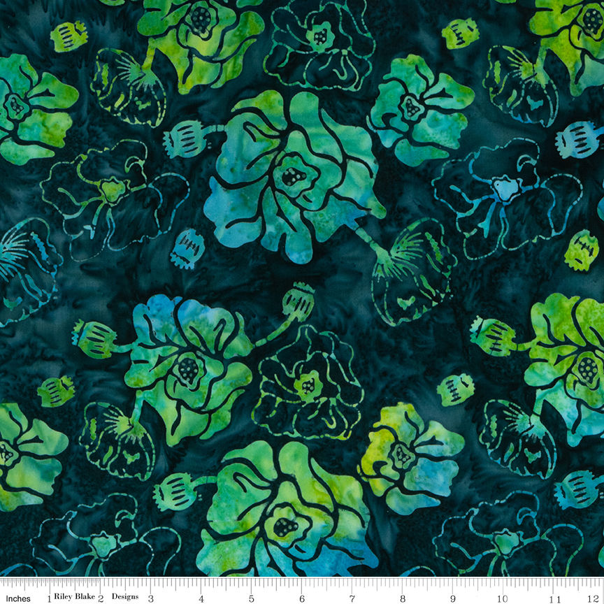 Expressions Batiks BTPT1077 Green Blue Riley Blake | Mysite