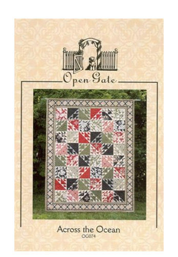 Open Gate ACROSS THE OCEAN Fat Quarter Pattern | Pastry Shop Quilts