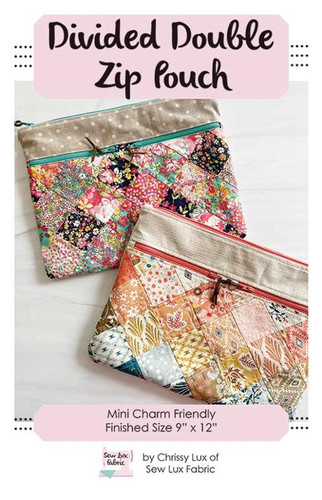 Divided Double Zip Pouch Pattern | Mysite