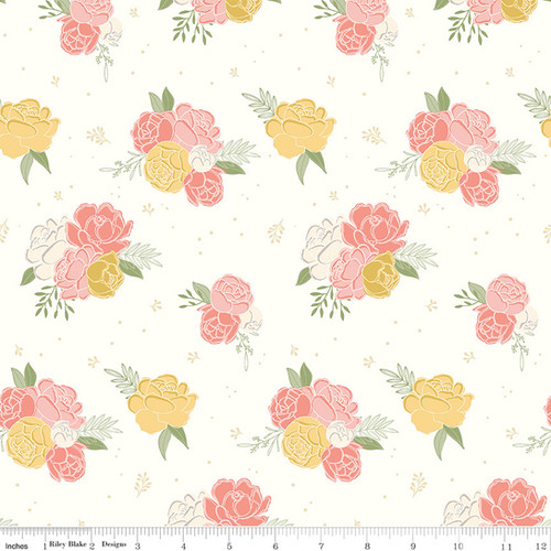 Daybreak 11620C Cream Floral Riley Blake | Mysite