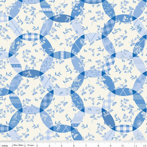 PENELOPE 16647 Cream Riley Blake CHEATER PRINT | Mysite