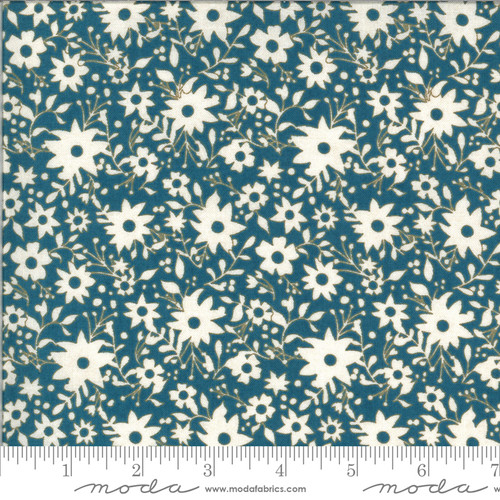 Cider 30645 17 Blue Floral Moda BASIC GREY | Mysite