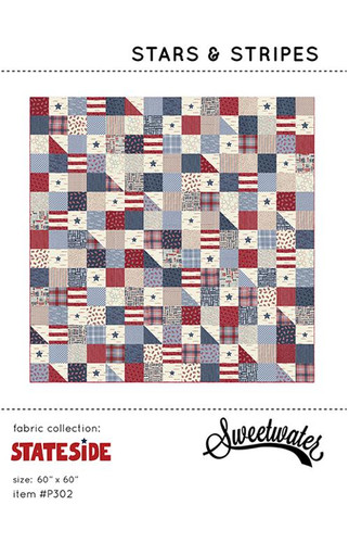 Sweetwater STARS & STRIPES Fat Eighth Pattern | Mysite