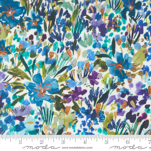 Coming Up Roses 39785 16 Sapphire Cloud Moda CREATE JOY PROJECT ...