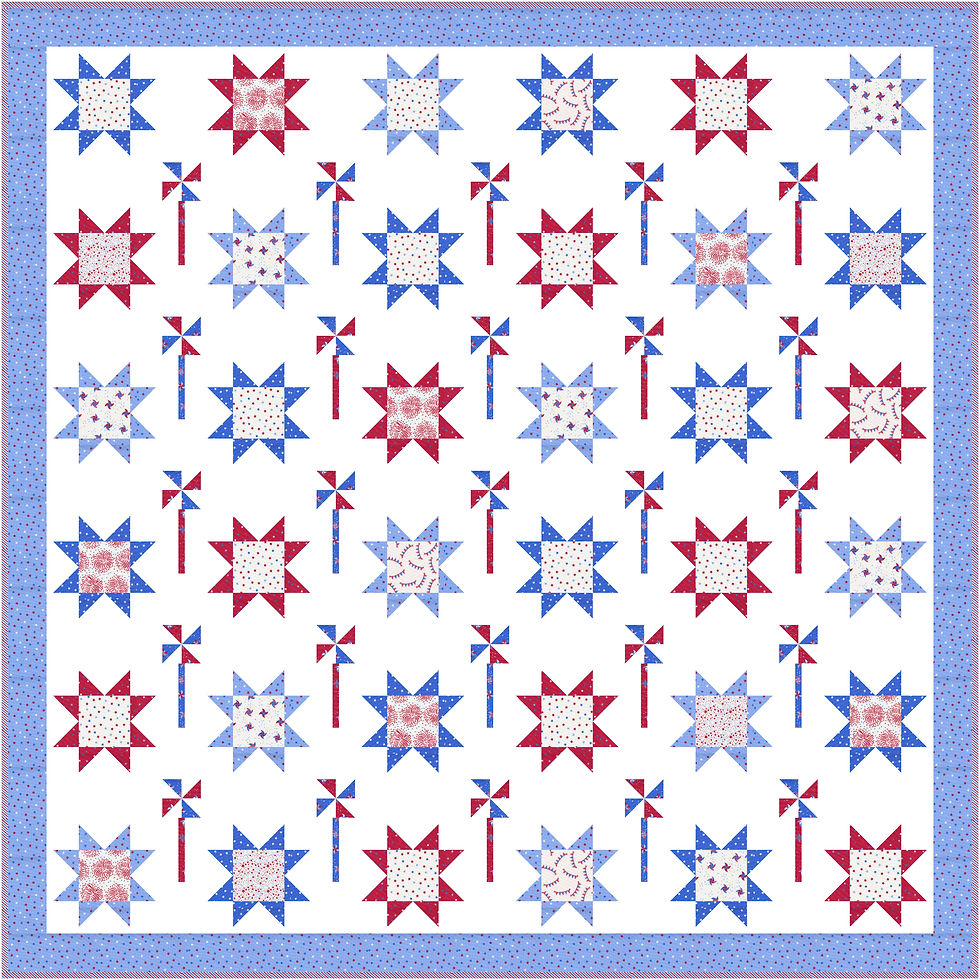 Summer Picnics Layer Cake Quilt Kit | Mysite