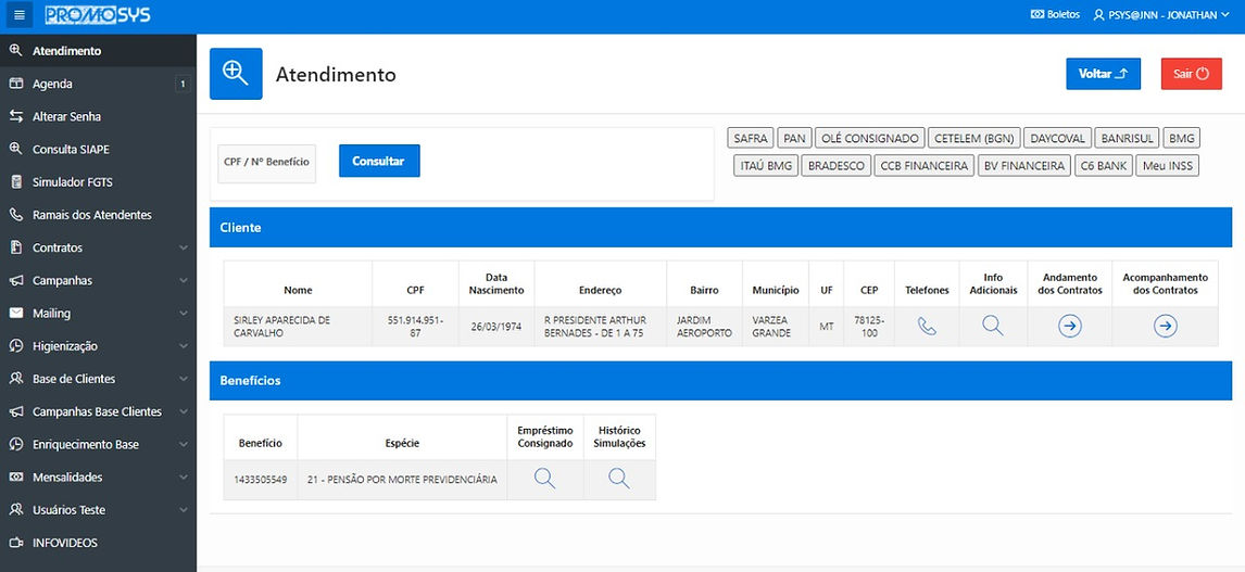 HOME | SISTEMA PROMOSYS