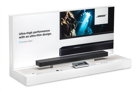 BOSE High-End Audio Equipment Displays | Design Phase