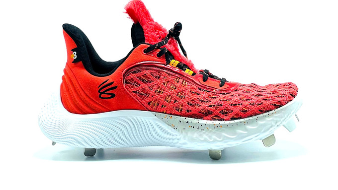 Under Armour Curry Flow 9 'Elmo' | Custom Cleats