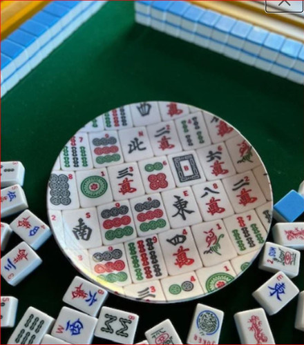 Mahjongg Dinner plate | Mahjongganon