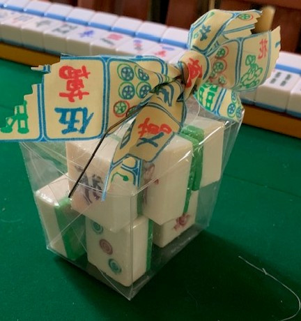 Mahjongg Soap in a chinese take out container | Mahjongganon