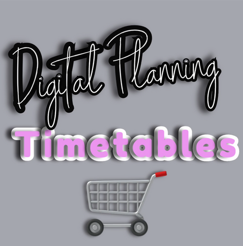 Digital Stickers and Label Kit- HomeSchooling Timetable Set | Diamond Education Hub